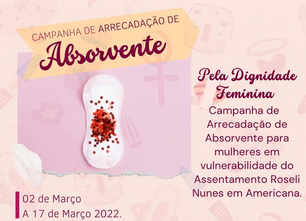 Campanha de Arrecadação de Absorventes – OAB Americana Campanha de Arrecadação de Absorventes – OAB Americana